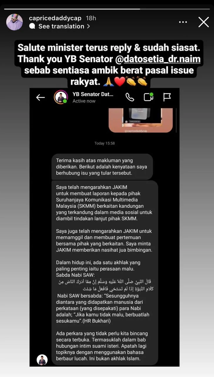 Sakan Sebar Aib ‘Jimak’ Atas Katil, Menteri Arah Jakim Ambil Tindakan ...