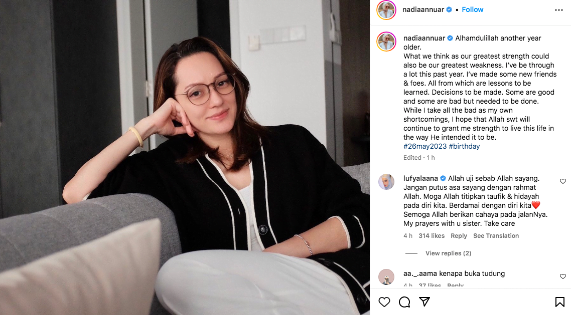 Pengacara Terkenal, Nadia Annuar Kongsi Gambar Dedah Aurat Sempena ...