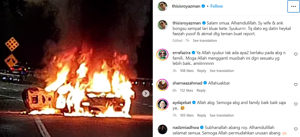 Kereta Roy Azman Rupanya Baru Lepas Overhaul, Masa Kejadian Brake Pula ...
